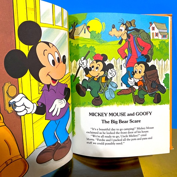 Disney | Toys | Disneys Mickey Mouse Stories Vtg 989 A Golden Treasury ...